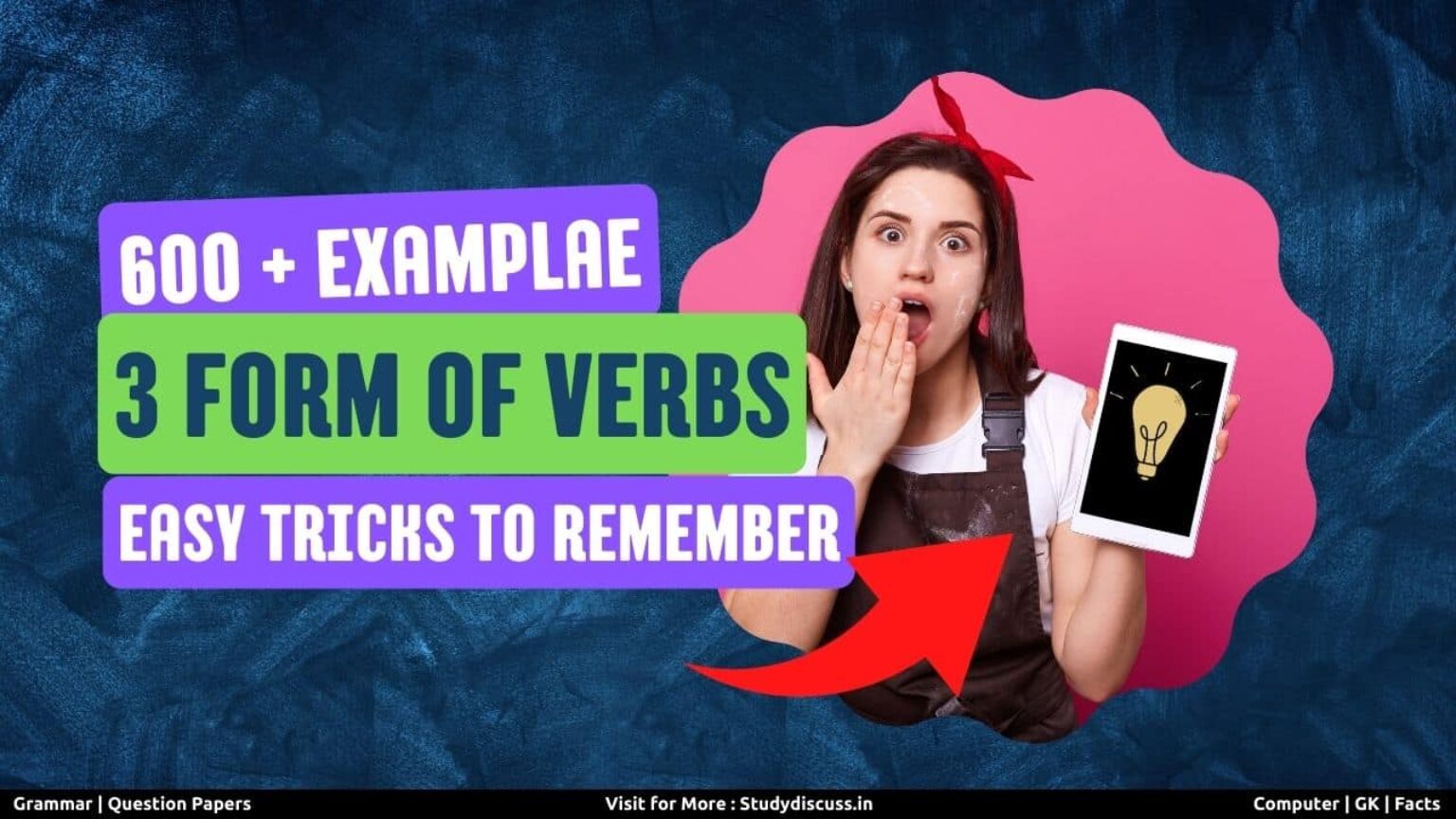 Three Forms Of Verbs 600 Verb List 